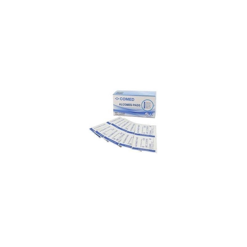 Tampons alcoolisés en boite de 100 pièces