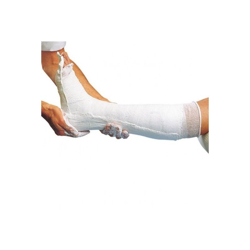 Bande plâtrée dimension 3 m x 15 cm boite de 10